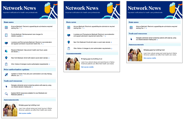 Network News is going monthly | UHCprovider.com
